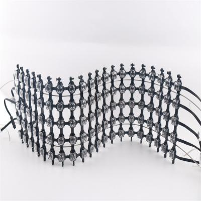 China IP67 Waterproof Programmable LED Video Outdoor Building Background Foldable Led Mesh Display for sale