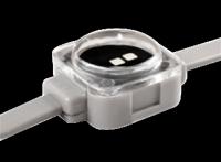China Smart Pixel IP67 Waterproof RGB LED Point Light 25mm SMD3535 DMX512 12V 0.75W for sale