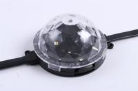 China DMX512 Outdoor Waterproof RGB Pixel LED Point Light 80mm DC24V 3W IP67 for sale