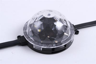 China DMX512 Outdoor Waterproof RGB Pixel LED Point Light 80mm DC24V 3W IP67 for sale