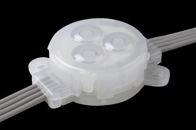 China DC12V 0.75W RGB LED Pixel Light 30mm Outdoor Decoration Permanent Point Light Source for sale
