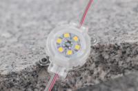China 0.6W DC12V Single Color LED Light Point Waterproof IP67 30mm for sale