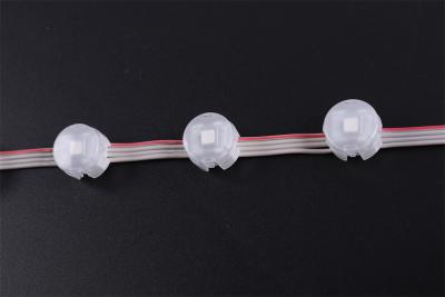 China DC12V RGB DMX512 Waterproof LED Point Light 0.3W IP67 20mm for sale