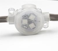 China RGB Waterproof LED Point Light 30mm DC12V IP67 Miracle Bean 0.75W for sale