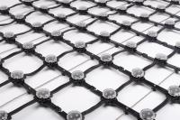 China DMX512 75W RGB LED Mesh Curtain DC12V IP67 Waterproof for Indoor Outdoor for sale