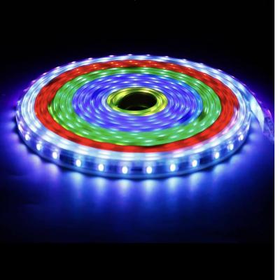 China 5050 24V IP65 RGB RGBW LED Strip Light Flexible 60 LEDs/m High Power 5M Roll for sale