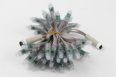 China 12mm Outdoor Waterproof LED Pixel Light Full Color 0.3W DC5V IP67 50pcs String for sale