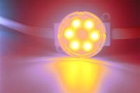 China 40mm Waterproof 1.5W DC24V LED Point Light 30000 Hours Lifespan IP67 for sale