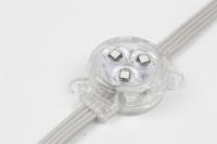 China 30mm 0.75W DC12V RGB LED Point Light IP67 Waterproof for Outdoor Decoration for sale