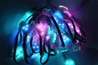 China 30mm 0.75W DC12V RGB LED Point Light IP67 Waterproof for Outdoor Decoration for sale