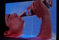 China 80W RGB P100 LED Pixels Mesh Screen Display IP67 Outdoor Advertising Point Lights for sale
