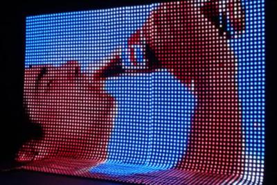 China Waterproof LED Pixel Flexible Mesh Screen - DMX512 Control, 3-Year Warranty, Custom Sizes for Outdoor Display for sale