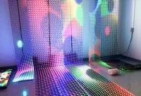 China Waterproof LED Curtain Screen Display - 1000×1000mm Panel, 4000 Nits Brightness, IP67 Rated for sale