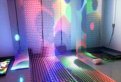 China Waterproof LED Curtain Screen Display - 1000×1000mm Panel, 4000 Nits Brightness, IP67 Rated for sale