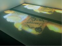 China Ultra Thin 6.25mm Pitch Transparent LED Display with 5000 cd/m² Brightness for Shop Windows for sale
