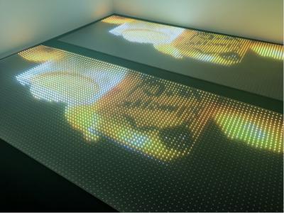 China Ultra Thin 6.25mm Pitch Transparent LED Display with 5000 cd/m² Brightness for Shop Windows for sale