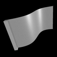 China Indoor LED Transparent Film Screen P10 5V Flexible Ultra Thin WE2121RGB-IC 200W for sale