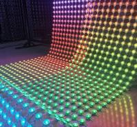 China P125 Flexible Outdoor Permanent LED Mesh Screen Full Color IP67 DC12V for Festival Decoration Advertising for sale