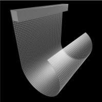 China 6.25mm Pixel Pitch RGB LED Transparent Screen for Shop Windows - 5000+ cd/m² Brightness Outdoor Display for sale