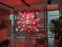 China ODM OEM Transparent LED Display Screen High Brightness 10000dot/M2 Cluster Control for sale