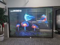 China P6 High Brightness LED Transparent Film Screen - 5000Cd/㎡ Brightness, 85% Transparency for Indoor Display Applications for sale