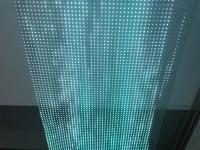 China IP64 Flexible Transparent LED Film Screen P8 Outdoor 480x960mm for Building Glass for sale