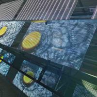 China Flexible LED Transparent Film Screen P6.25 78% Transparency 600W/m² for Advertising Display for sale