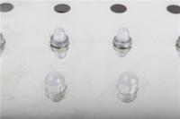 China 12mm IP67 Waterproof Square LED Pixel Light DC12V 0.3W 30000hr Lifespan Outdoor Single Color for sale