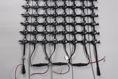 China P62.5 Flexible LED Mesh Screen Outdoor Signage Advertising Display 1000x1000mm IP67 for sale
