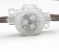 China Transparent Crystal RGB LED Pixel Ball Flexible Soft 3D LED Point Light Source for sale
