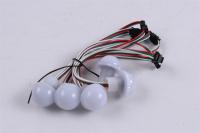 China 1W DC12V RGB LED Amusement Lamp with 120° Viewing Angle and Ø30×18mm Compact Design for sale