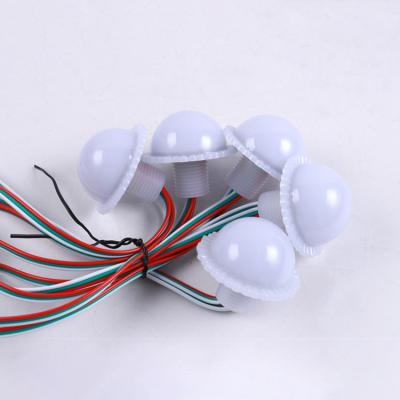 China Waterproof 50mm 2W DC12V RGB LED Smart Pixel Light for Outdoor Landscaping and Christmas Decorations for sale