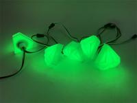 China 63mm LED Pixel Light with Clear Frosted White Cover 12VDC 2W IP65 for Amusement Rides and Park Lighting for sale
