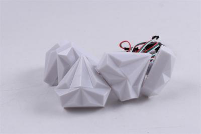 China Triangular Mask LED Amusement Lamp DC12V 2W SMD5050 RGB 63mm for Bumper Cars for sale