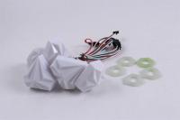 China Triangular Mask LED Amusement Lamp DC12V 2W SMD5050 RGB 63mm for Bumper Cars for sale