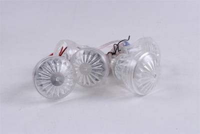 China Integrated Mushroom 2W DC12V RGB LED Amusement Light 60mm 120 Degree for sale