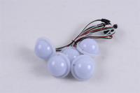 China 12V RGB LED Amusement Lamp 50000 Hours Lifespan Programmable Point Light Controller for sale