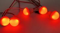 China Outdoor Amusement LED Lamp 33mm 5050RGB 1W DC12V Decorative Cabochon Fairground Light for sale