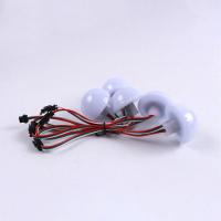 China 53mm Hemisphere Opal Mask LED Amusement Light DC12V 2W RGB Pixel Light Waterproof for sale