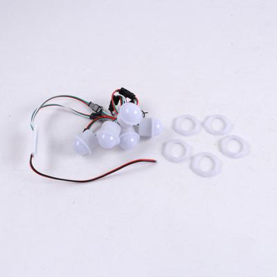 China IP67 Addressable LED Dot Pixel Light 30mm 12V DMX RGB RGBW Wall Curtain Module for sale