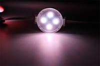 China IP67 Outdoor Waterproof LED Point Lamp RGB 1W DC15V 40mm Permanent Holiday Decoration Light for sale
