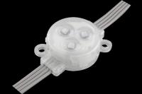 China IP67 RGB Pixel LED Point Light 12V DC Programmable DMX512 0.8W PC Shell for sale