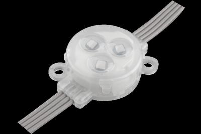 China IP67 RGB Pixel LED Point Light 12V DC Programmable DMX512 0.8W PC Shell for sale