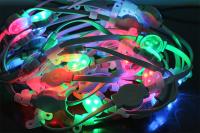 China RGB Waterproof LED Pixel Module 30mm Outdoor Point Light 0.8W IP67 for sale