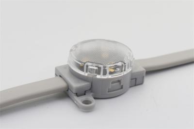 China DC24V 1.5W 60mm RGBW LED Pixel Point Light 120 Degree IP65 PC Shell for sale