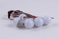 China RGB Programmable 30mm Amusement LED Lamp 12V 24V Pixel Point Light 0.72W for sale