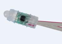 China 12mm Bullet Type RGB LED Pixel String Light DC5V 0.3W Full Color IP67 for sale