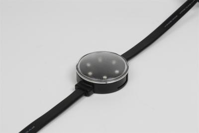 China 1.5W DC24V Programmable 6 Beads LED Pixel Light RGB RGBW 50mm IP67 Point Light for sale