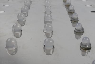 China Outdoor Square LED Pixel Light 12mm DC5V RGB Full Color 0.3W IP67 for Advertising Signs for sale