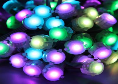 China Programmable Addressable 20mm LED Point Light DMX512 RGB 0.3W 5V IP67 for sale